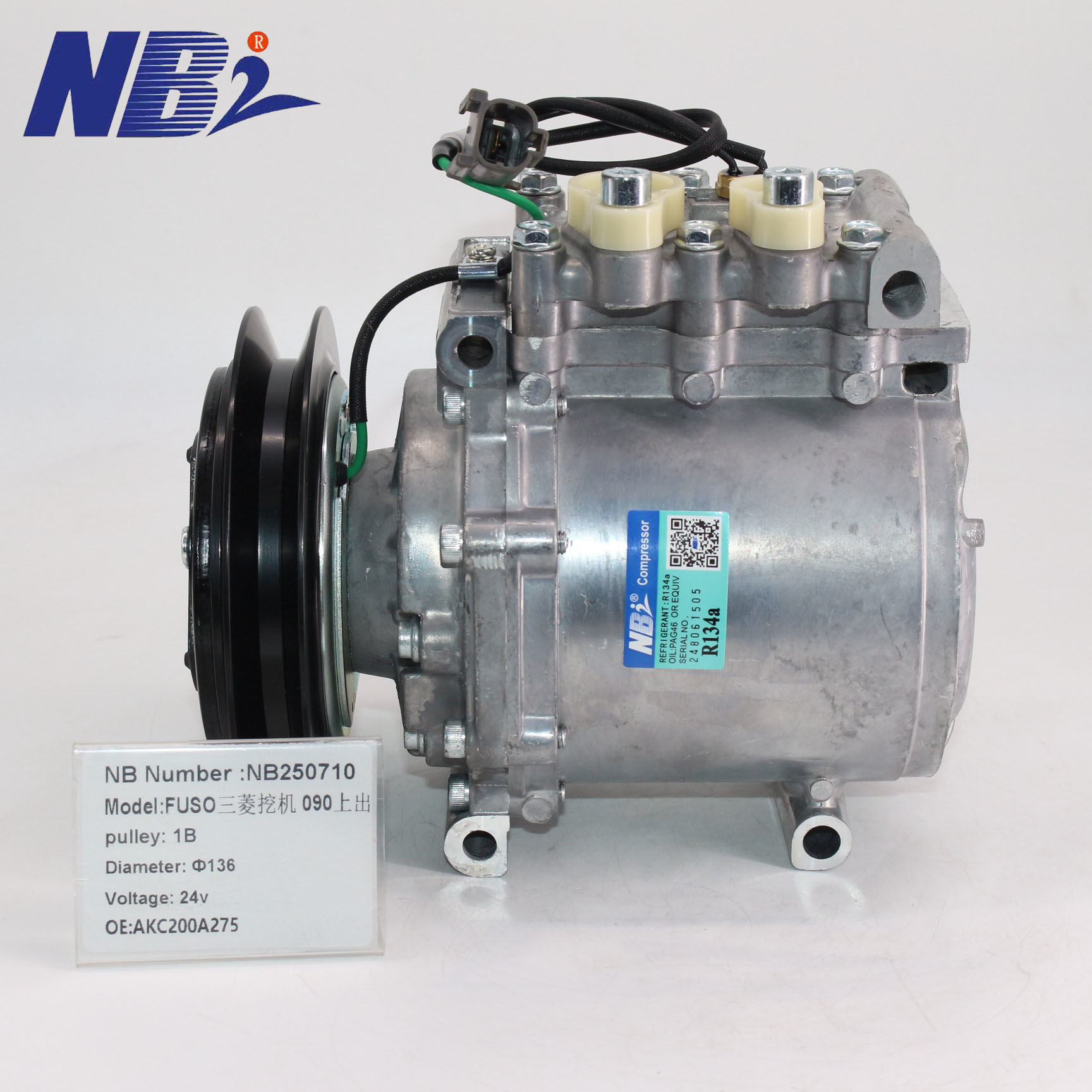 Mitsubishi 8DC9 Engine AC Compressor AKC200A275A